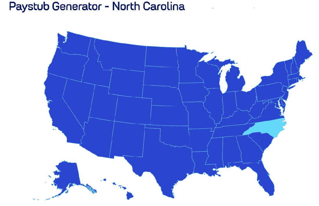 North Carolina Paystub Generator | Make Accurate Paystubs Now